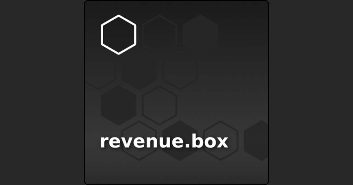 revenue.box - Profile | .box